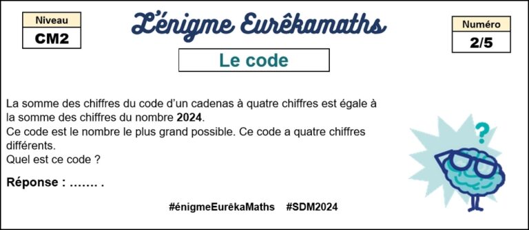 La semaine des mathématiques 2024 - M@ths en-vie